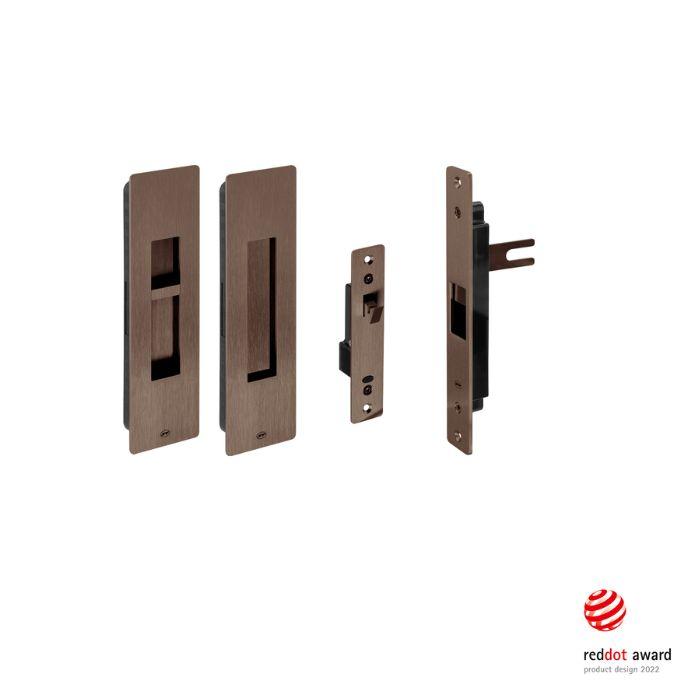 JNF Magnetic sliding door lock without opening from outside